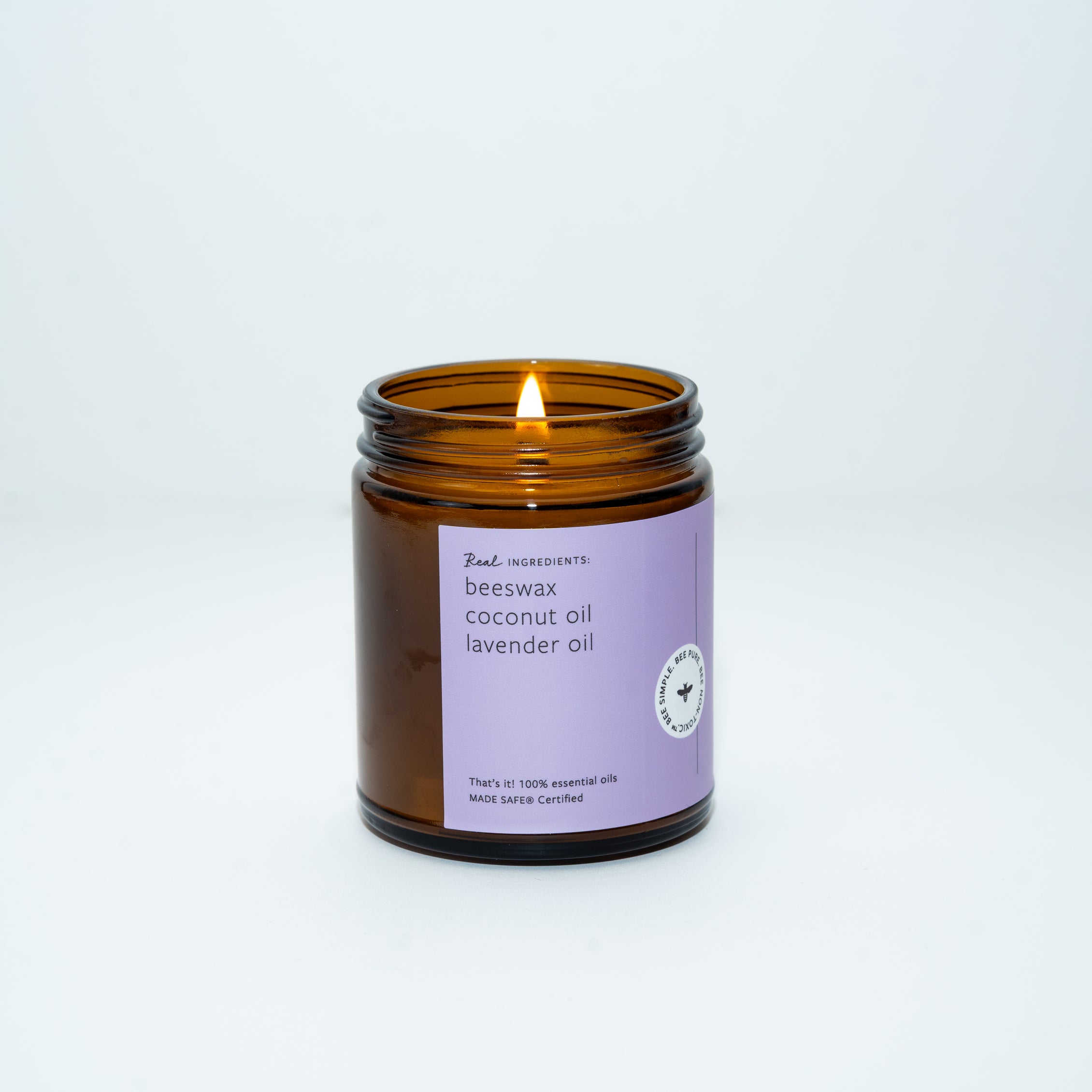 Lavender Beeswax Essential Oil Natural Candles | Fontana Candle Co.