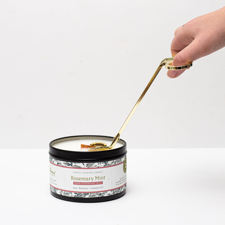 Gold Wooden Wick Trimmer – Fontana Candle Co